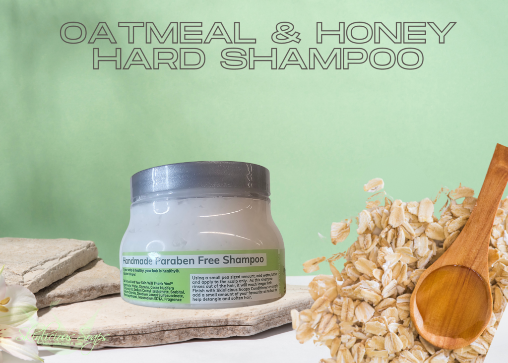 Oatmeal and Honey Hard Shampoo | Skinlicious Soaps™ Ltd.