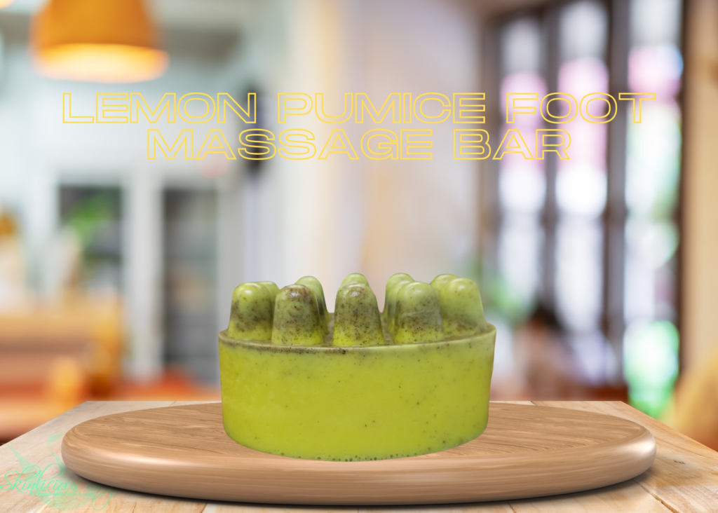 Lemon Pumice Foot Massage Bar | Skinlicious Soaps™ Ltd.